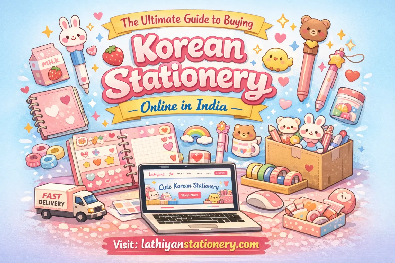 Buy Korean Stationery Online In India | Aesthetic & Functional
